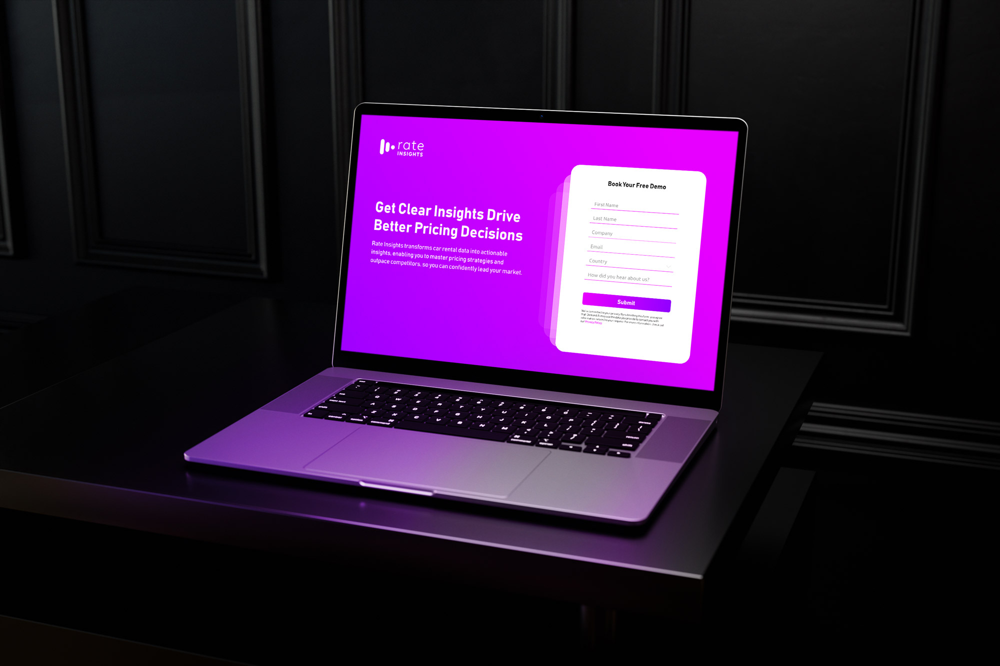 UI/UX & Web Development for "Rate Insights" Branding - Shankar Gairy